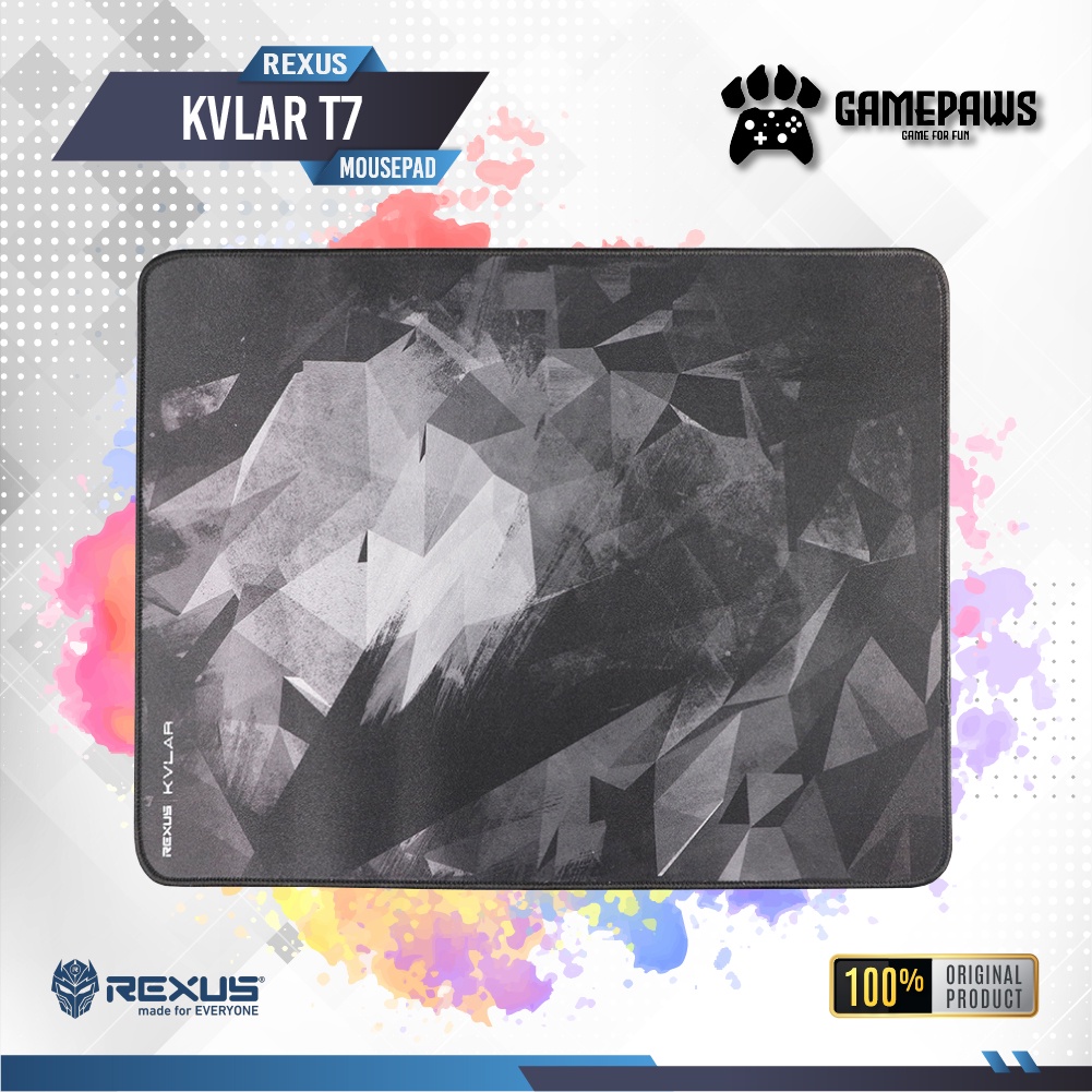 Jual Rexus KVLAR T7 Gaming Mousepad 440x350 tatakan alas mouse | Shopee ...