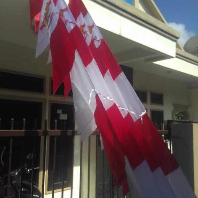 Jual Buruan Beli] Grosir Umbul Umbul Bendera Indonesia Merah Putih Garuda Zig Zag | Shopee Indonesia