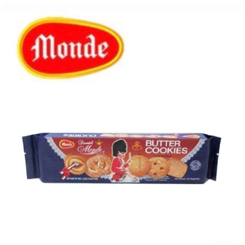 Jual Monde Butter Cookies 90g / Monde Danish Butter Cookies Biskuit ...