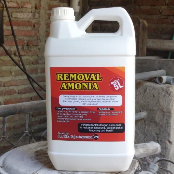Jual Promo Removal Amonia Penghilang Bau Kotoran Limbah Sampah Kandang Hewan 5L | Shopee Indonesia