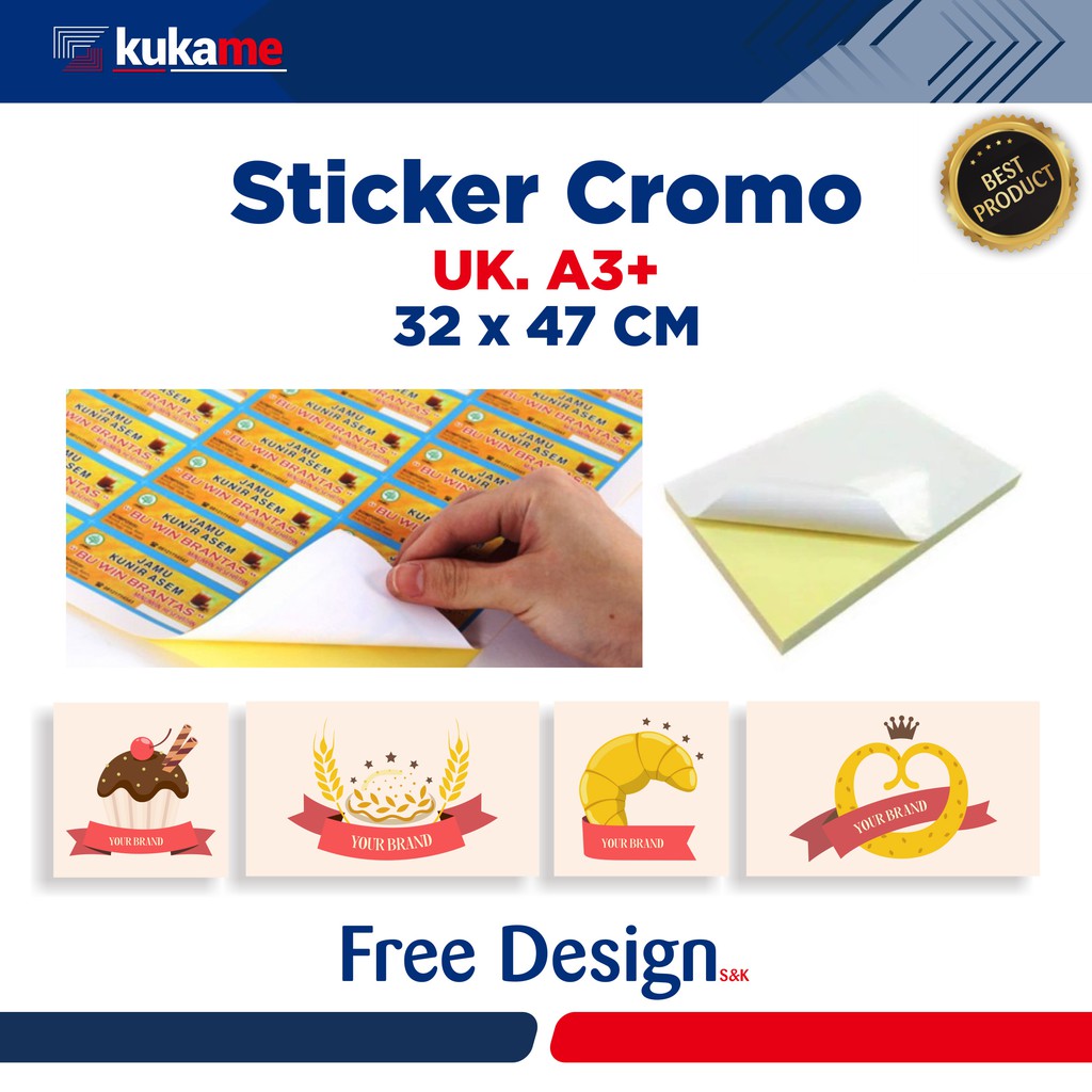 Jual PRINT STICKER A3 CROMO | VINYL | TRANSPARAN | HVS | Shopee Indonesia