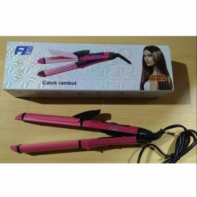 Jual Catok Rambut FD-2009 / Catokan Rambut FD-2009 2 In 1 | Shopee ...