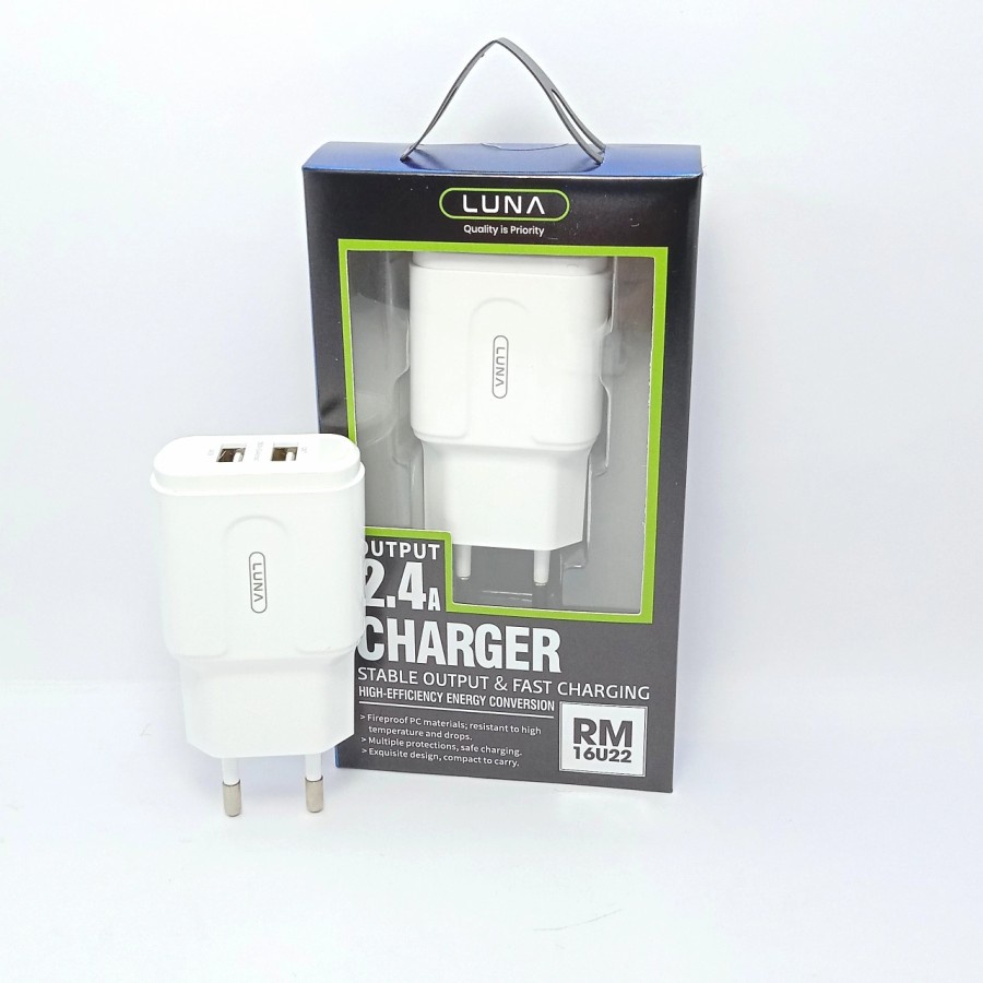 Jual LUNA RM16U22 ADAPTOR / TRAVEL CHARGER / KEPALA CASAN / FAST ...
