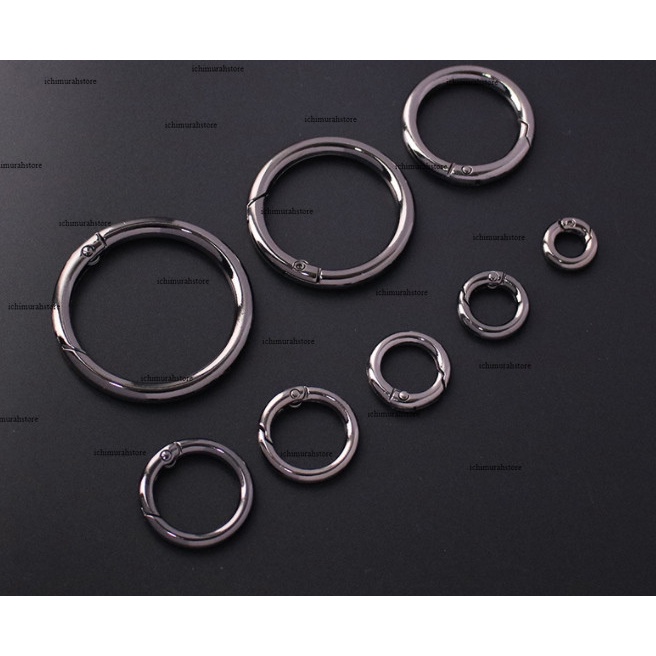 Jual O Ring Tebal Pengait Karabiner Carabiner | Gantungan Kunci Pengait Keychain Tebal DIY Besi ...