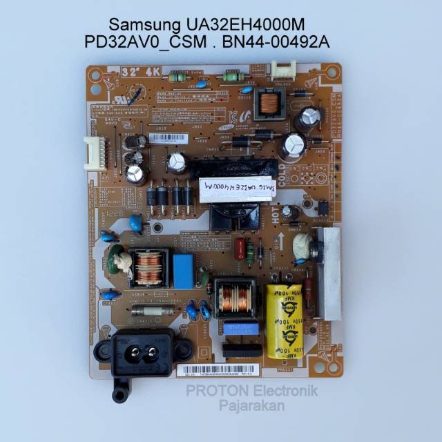 Jual PSU LED TV Samsung UA 32EH4000 UA32EH4000 UA32EH4000M PCB Power Supply PSLF450A04A BN44 ...