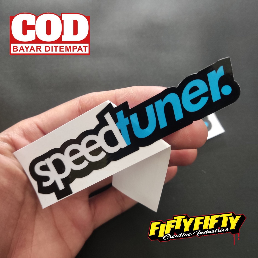 Jual Stiker Print Cut SPEEDTUNER Stiker Printing Laminasi Glossy Tahan ...