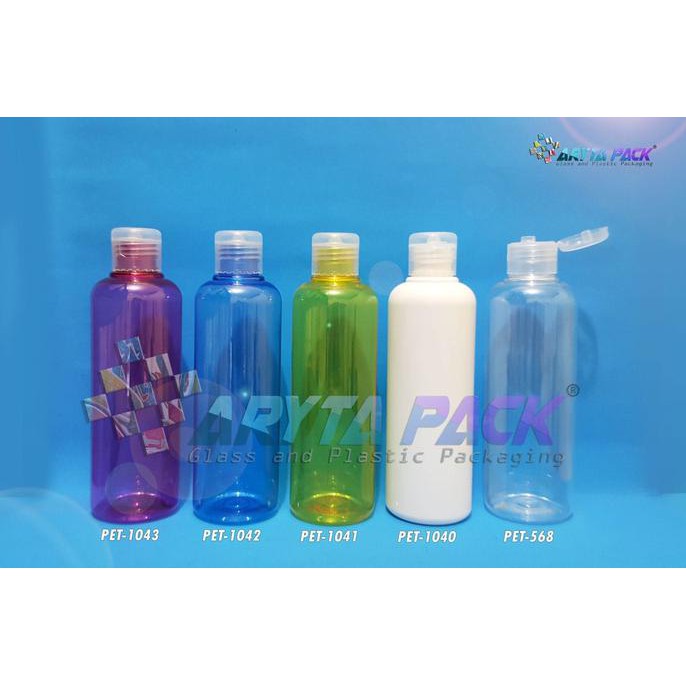 Jual Pet1043. Botol Plastik 250Ml Pet Joni Pink Tutup Flip Top Natural ...