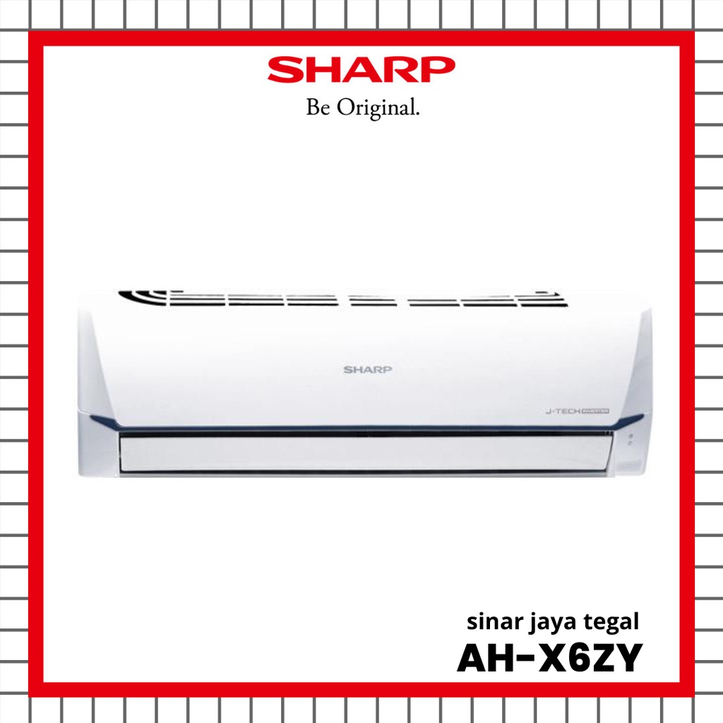 Jual AC SPLIT SHARP 1/2 PK AH-X6ZY INVERTER (HANYA UNIT) | Shopee Indonesia