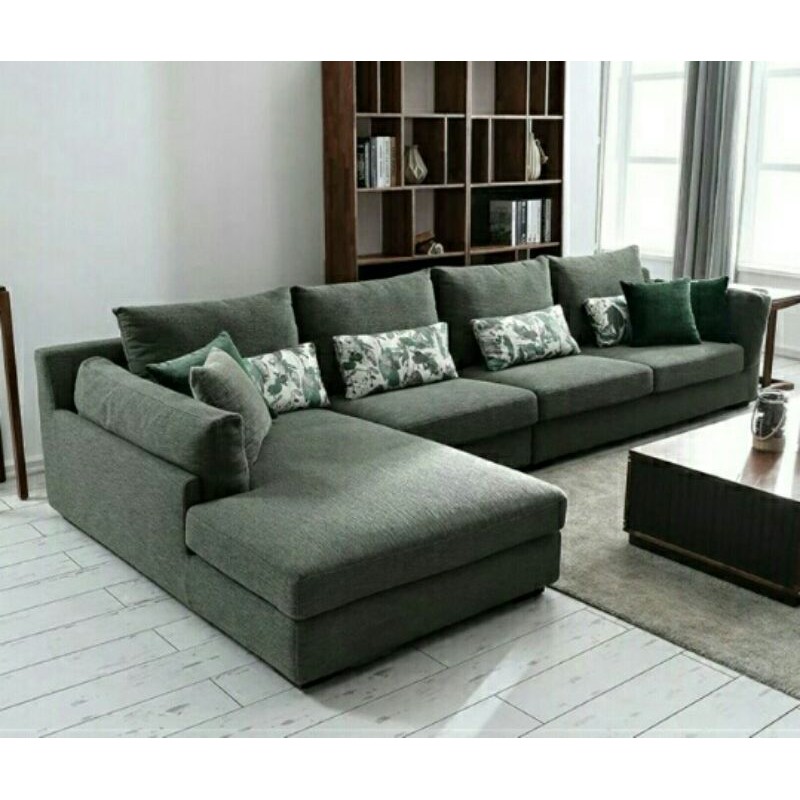 Jual Sofa Elegan L Shape Mode Eropa Simple Minimalis | Shopee Indonesia