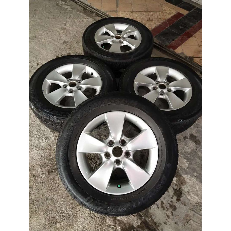 Jual PELEK SEKEN BEKAS MOBIL COPOTAN ORI TOYOTA Oem Rush Ring 16 Lebar 6.5 PCD 5x114.3 ET 50 Ban ...