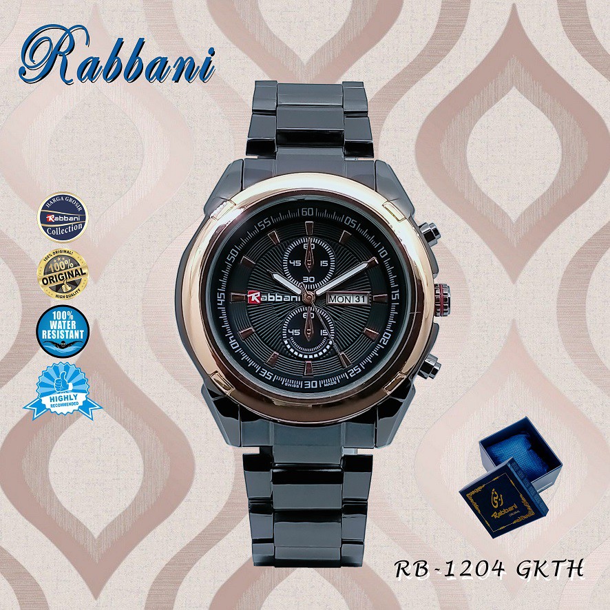 Jual Rabbani 1204 Jam Tangan Pria Sport Tanggal & Hari nya Aktif ...