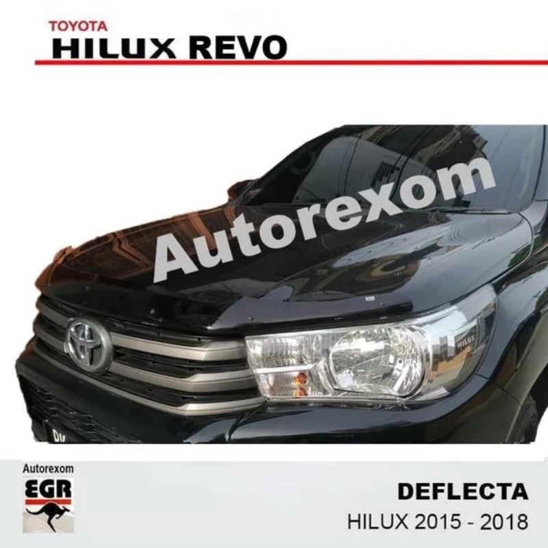 Jual all new hilux revo deflecta deflekta hood protector hiluk talang ...