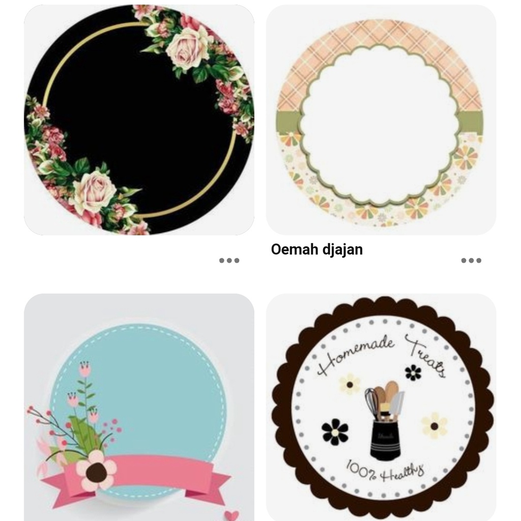 Jual CETAK STICKER MAKANAN / LABEL MAKANAN / STICKER MAKANAN CUSTOM ...