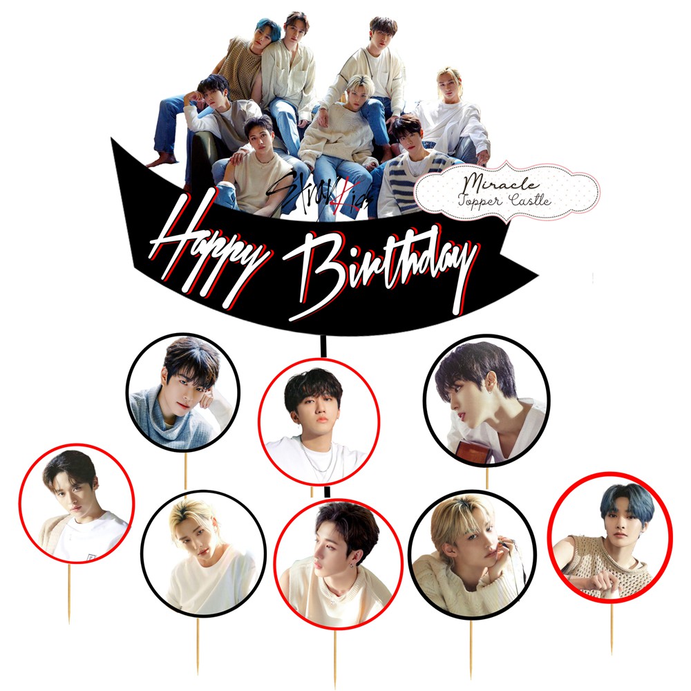 Jual KPOP EXO BTS STRAYKIDS TREASURE CAKE TOPPER | Shopee Indonesia