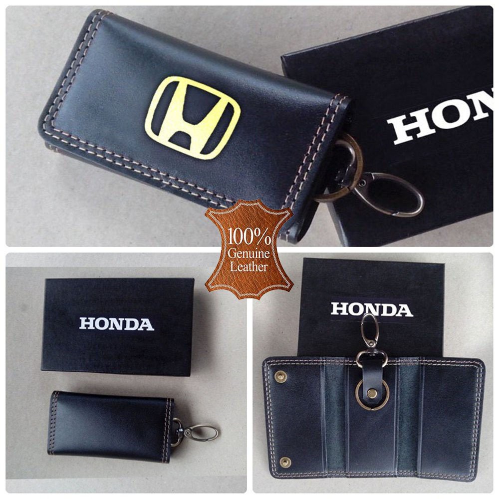 Jual Dompet Kulit Gantungan Kunci STNK Mobil Honda Keychain KULIT ASLI ...