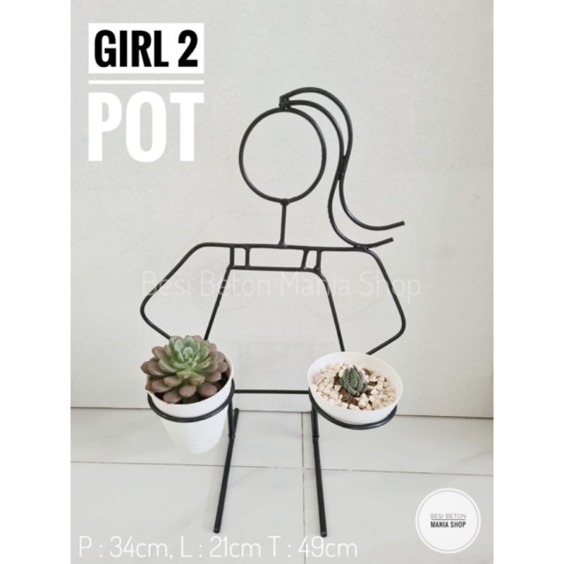 Jual STANDING POT / STANDING POT BESI / RAK KAKTUS / RAK POT BESI / POT ...