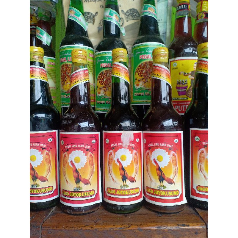 Jual Jamu Pegalinu Asam Urat Botolan Cap Jago Joyokusumo | Shopee Indonesia