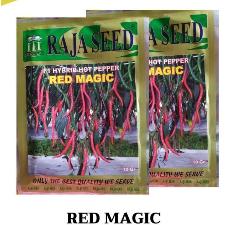 Jual Benih Cabe RED MAGIC RAJA SEED 10 gram / CABAI F1 HIBRIDA | Shopee ...