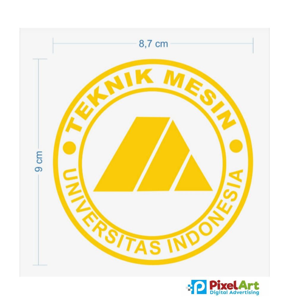 Jual STICKER TEKNIK MESIN UI ; UNIVERSITAS INDONESIA | Shopee Indonesia