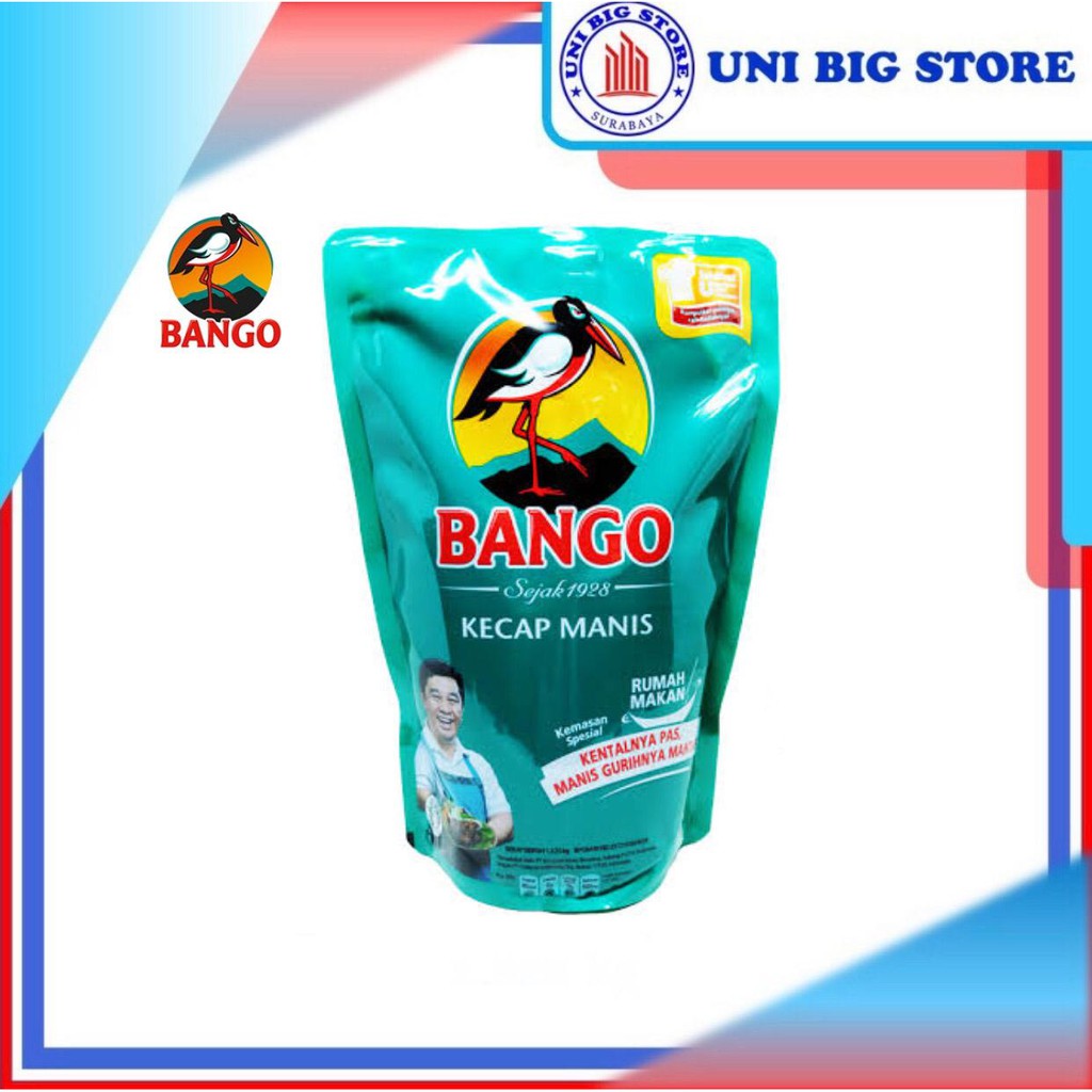 Jual BANGO Kecap Manis Pouch 1.525 Liter 1525 KG 1500 ml Refill ...