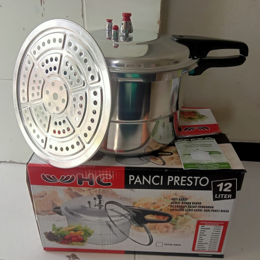 Jual Panci Presto HC 12 Liter / Panci HC 8 Liter / Panci Presto HC 12 ...