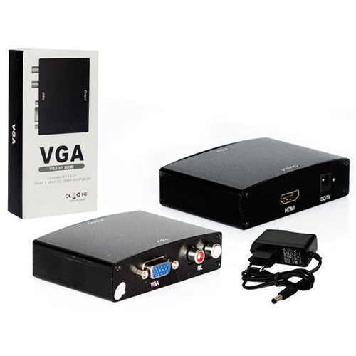 Jual Converter VGA to HDMI Adaptor | Shopee Indonesia