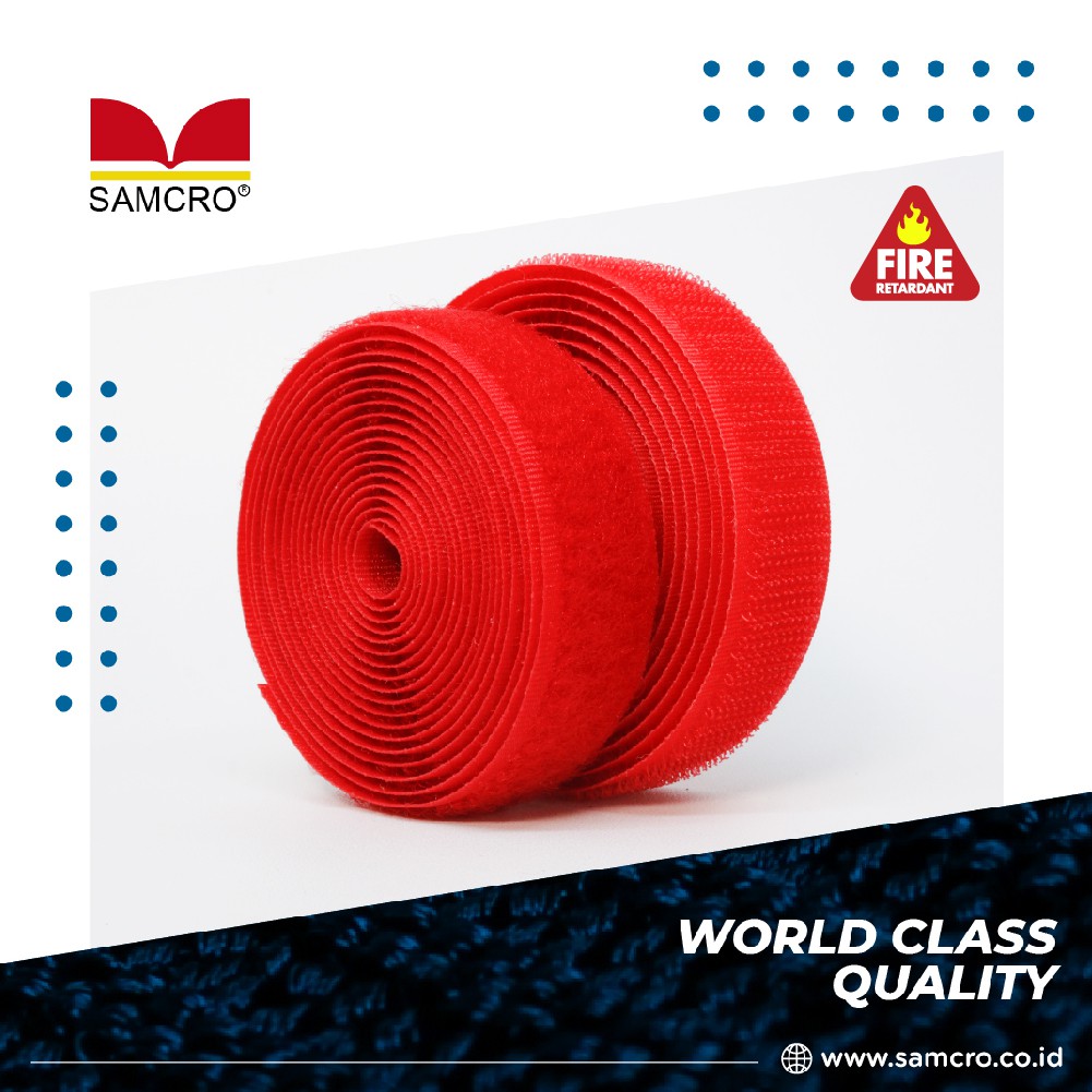 Jual Perekat/Velcro/Magic Tape/Prepetan/Kretekan -Fire Retardant/Anti ...