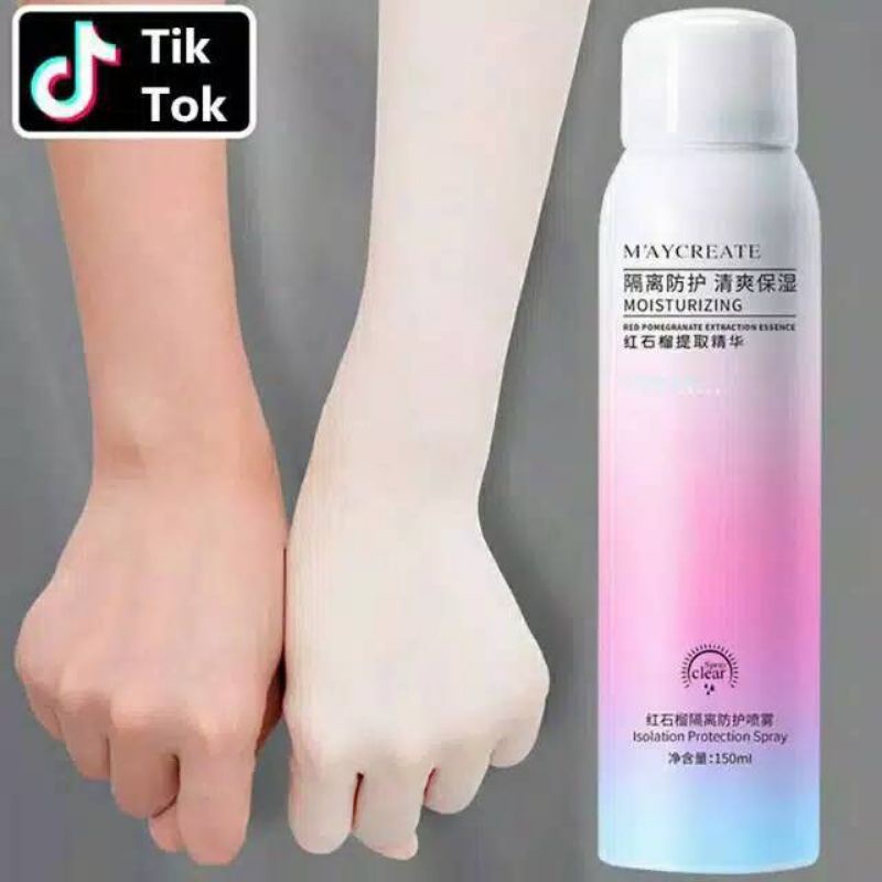 Jual MAYCREATE SPRAY WHITENING BODY | Shopee Indonesia