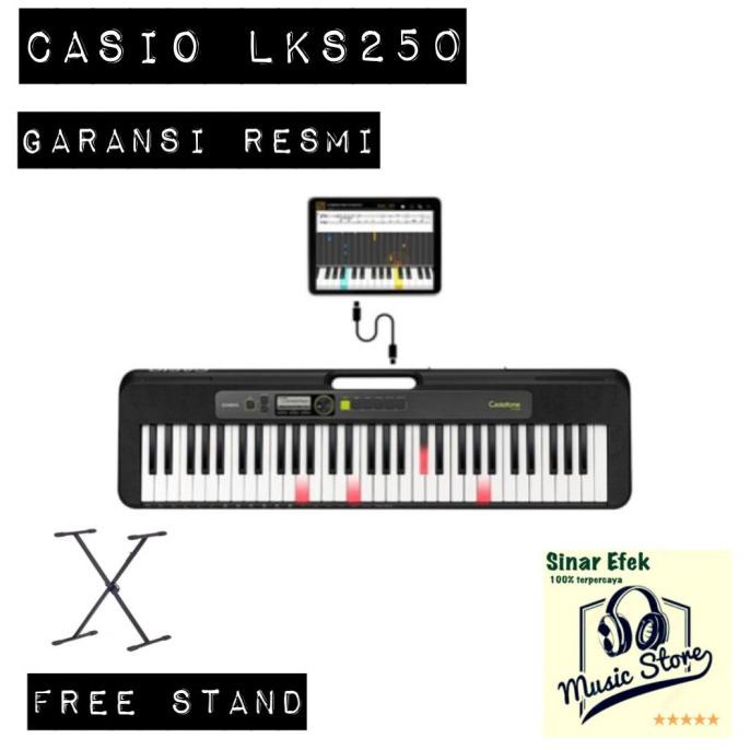 Jual Keyboard Casio LK-S250 / LKS250 / LKS 250 Lighted Key Garansi Resmi | Shopee Indonesia