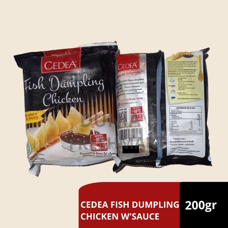 Jual Cedea Chicken Dumpling 200gram Free Spicy Sauce | Shopee Indonesia