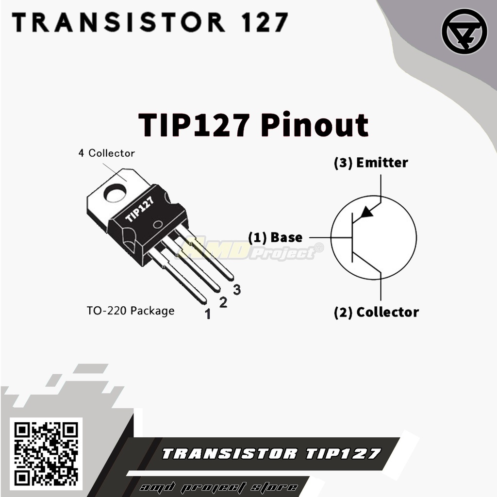 Jual Transistor TIP127 TR TIP 127 PNP Darlington TO-220 | Shopee Indonesia