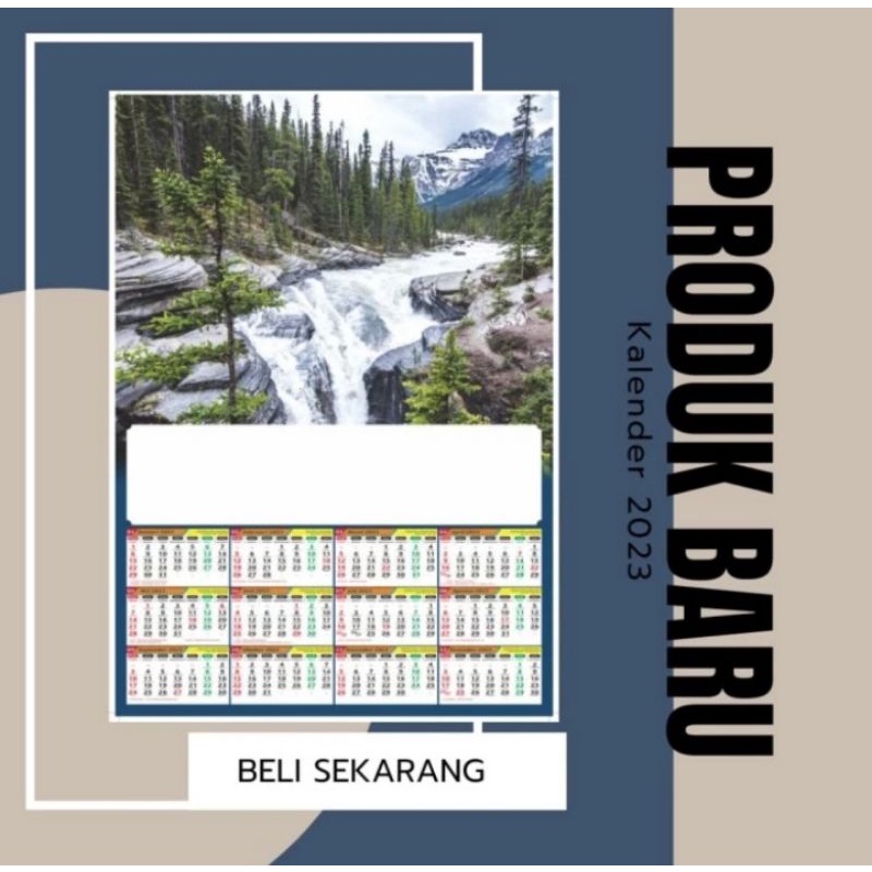Jual Poster KALENDER Dinding TERBARU Calendar Tembok Kalender Karton ...