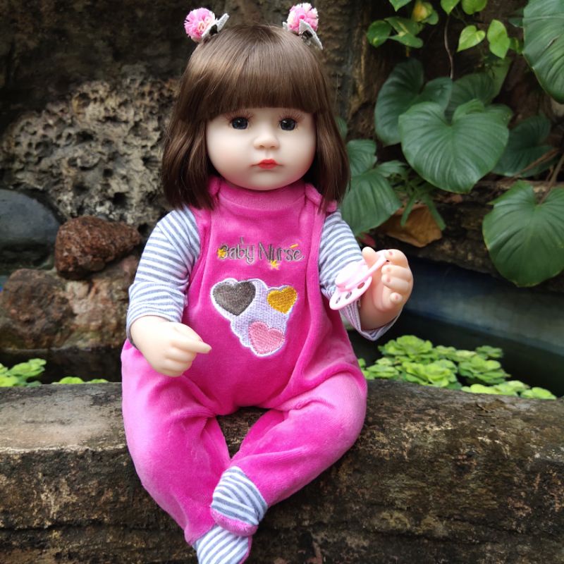 Jual TERMURAH! Boneka Reborn Bayi Silikon mirip Asli Dengan Akta Lahir ...