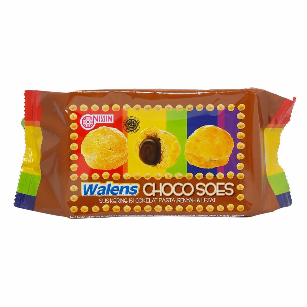 Jual NISSIN WALENS CHOCO SOES 100GR /PCK | Shopee Indonesia