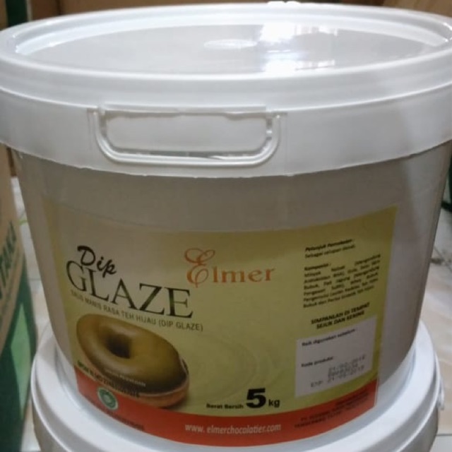 Jual Elmer Dip Glaze - Topping Donat Green Tea 500gr | Shopee Indonesia