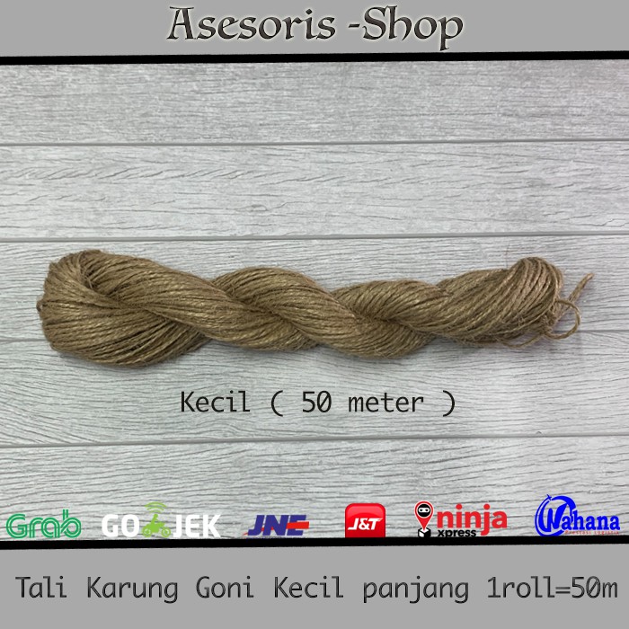 Jual Tali Karung Goni Kecil (1 roll panjang 50 meter) | Shopee Indonesia