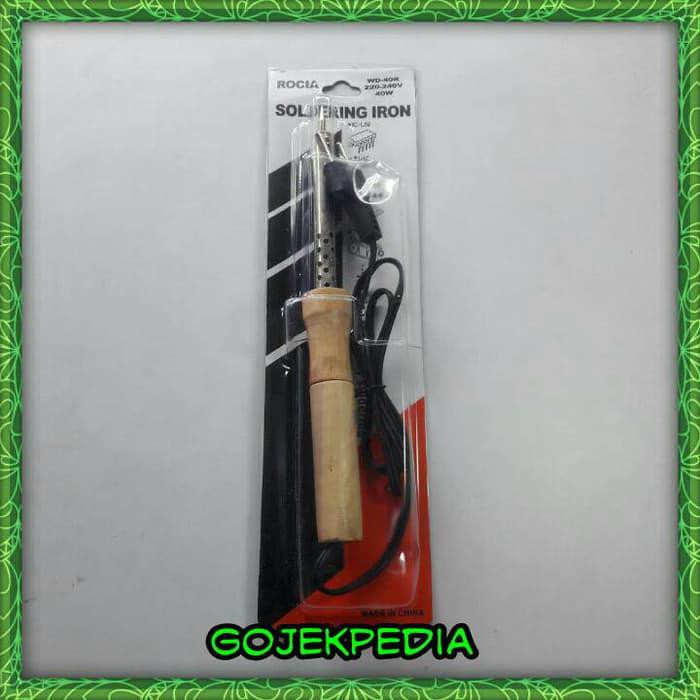 Jual Alat Solder Kayu 40 Watt Soldering Iron | Shopee Indonesia
