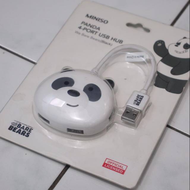 Jual Miniso Panda 4-Port USB Hub | Shopee Indonesia