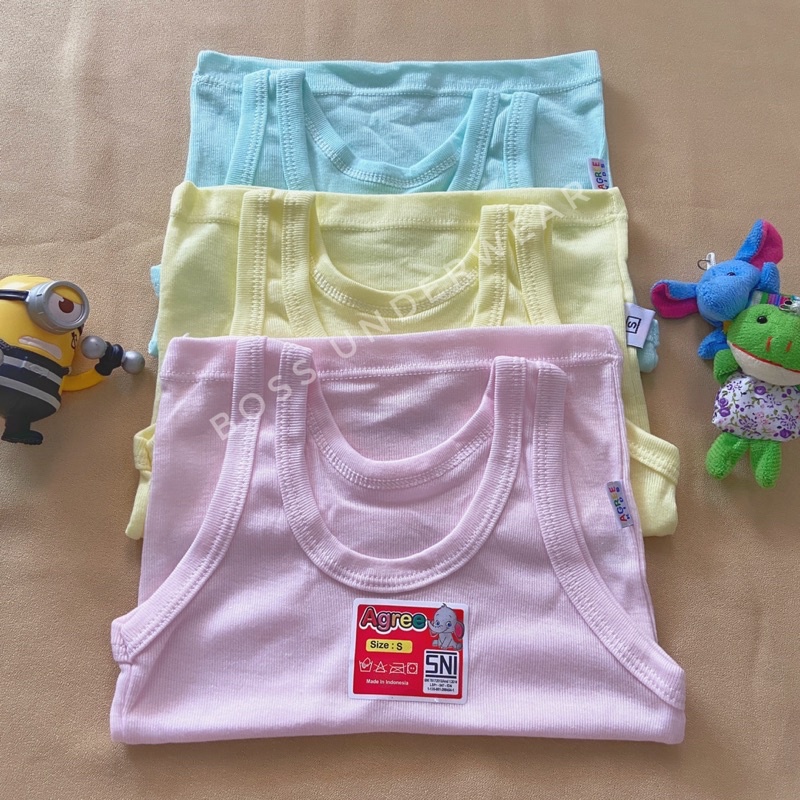 Jual (3pcs) Kaos Dalam AGREE Kids Katun Halus / Singlet Anak Cewe Cowok ... Jual (3pcs) Kaos Dalam AGREE Kids Katun Halus / Singlet Anak Cewe Cowok ...