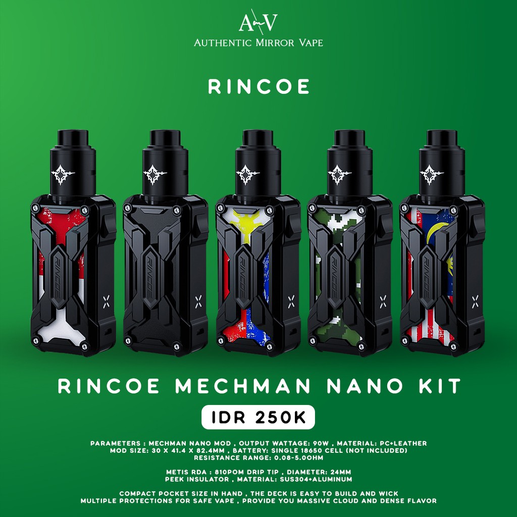 Jual Rincoe Mechman Nano Kit MOD Authentic By Rincoe - DR | Shopee ...
