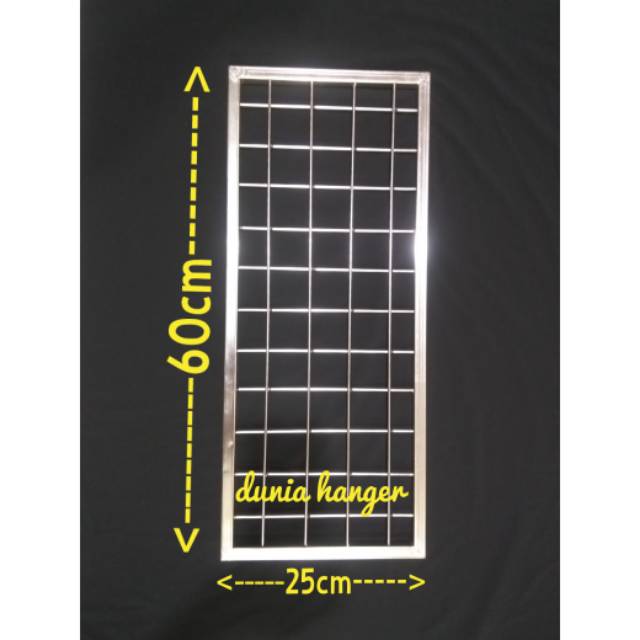 Jual Jaring ram besi chrome 25x60 | Shopee Indonesia
