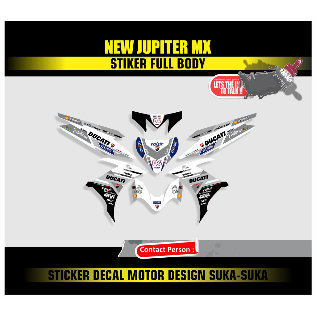 Jual stiker jupiter mx new decal jupiter mx 135 decal jupiter mx new ...