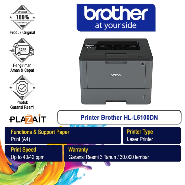 Jual PRINTER BROTHER Printer HL-L5100DN | Shopee Indonesia