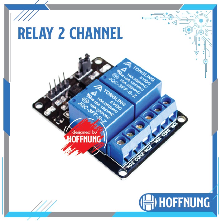 Jual Modul Relay 2 Channel With Optocoupter | Shopee Indonesia