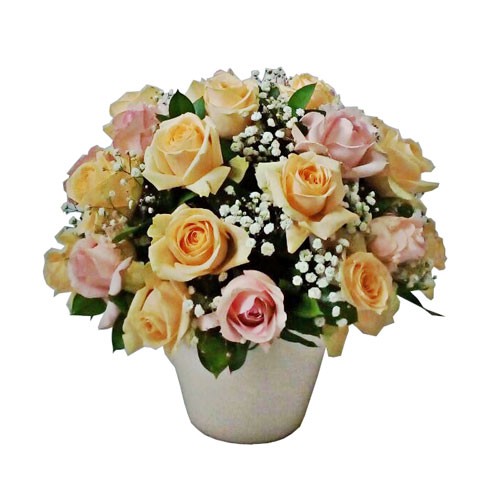 Jual Karangan Bunga Meja Rangkaian Bunga Vas Table Flower Karangan ...