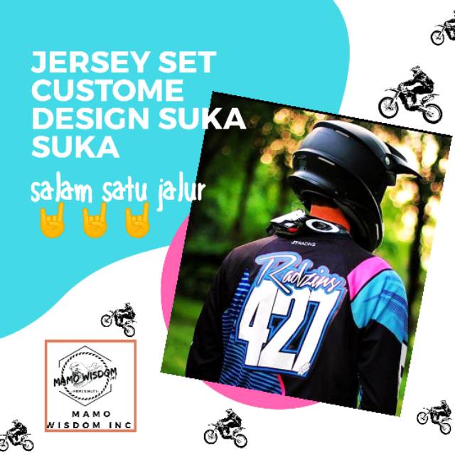 Jual JERSEY SET CUSTOME DESIGN SUKA SUKA | Shopee Indonesia