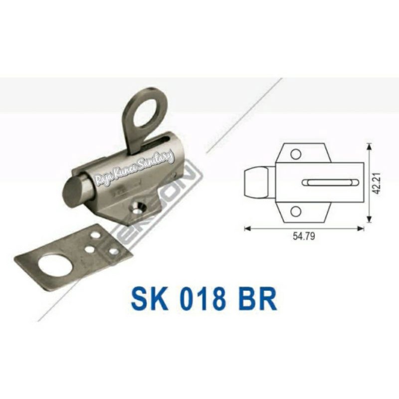 Jual Spring Knip Dekson SK 018 Matt Black/Satin Nikel/Slot Jendela ...