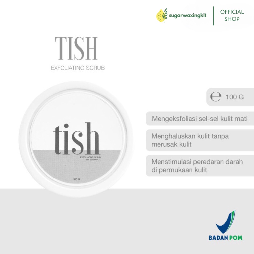 Jual Tish Exfoliating Body Scrub 100gr | Shopee Indonesia