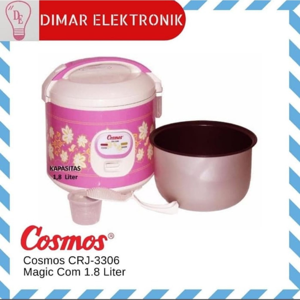 Jual COSMOS CRJ-3306 Magic Com 1,8 Liter | Shopee Indonesia