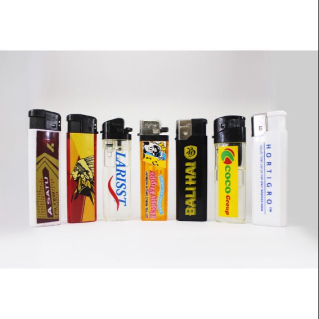 Jual Korek custom sablon/printing/stiker merk Fighter satu sisi ...